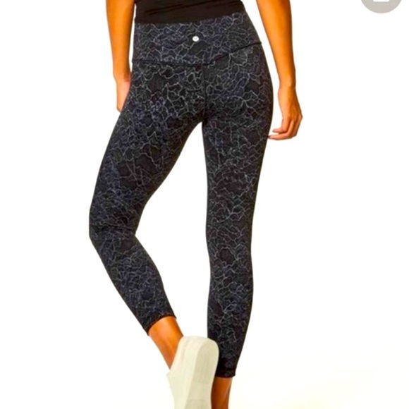 lululemon athletica | Pants & Jumpsuits | Lululemon Lace Print Align ...